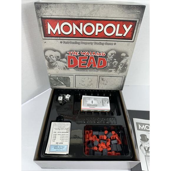 Monopoly | Toys | The Walking Dead Monopoly Survival Edition Board Game ...